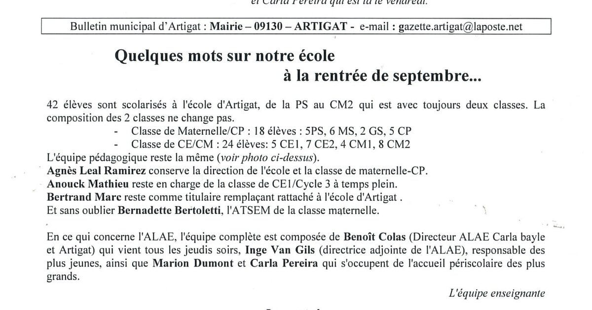 Octobre 2019 - Artigat - Communauté de communes Arize-Lèze